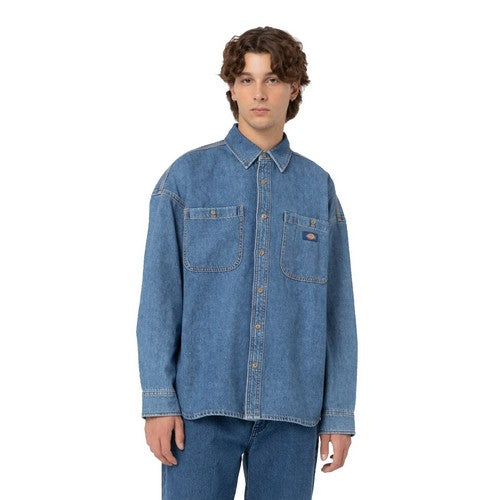 DICKIES CHEMISE JEAN'S Bleu GRANDES TAILLES – De Long En Large