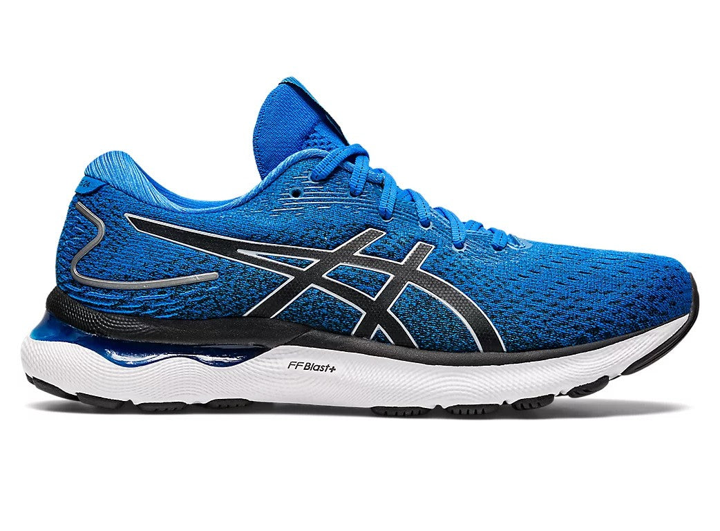 ASICS GEL NIMBUS 24 Bleu GRANDES POINTURES De Long En Large